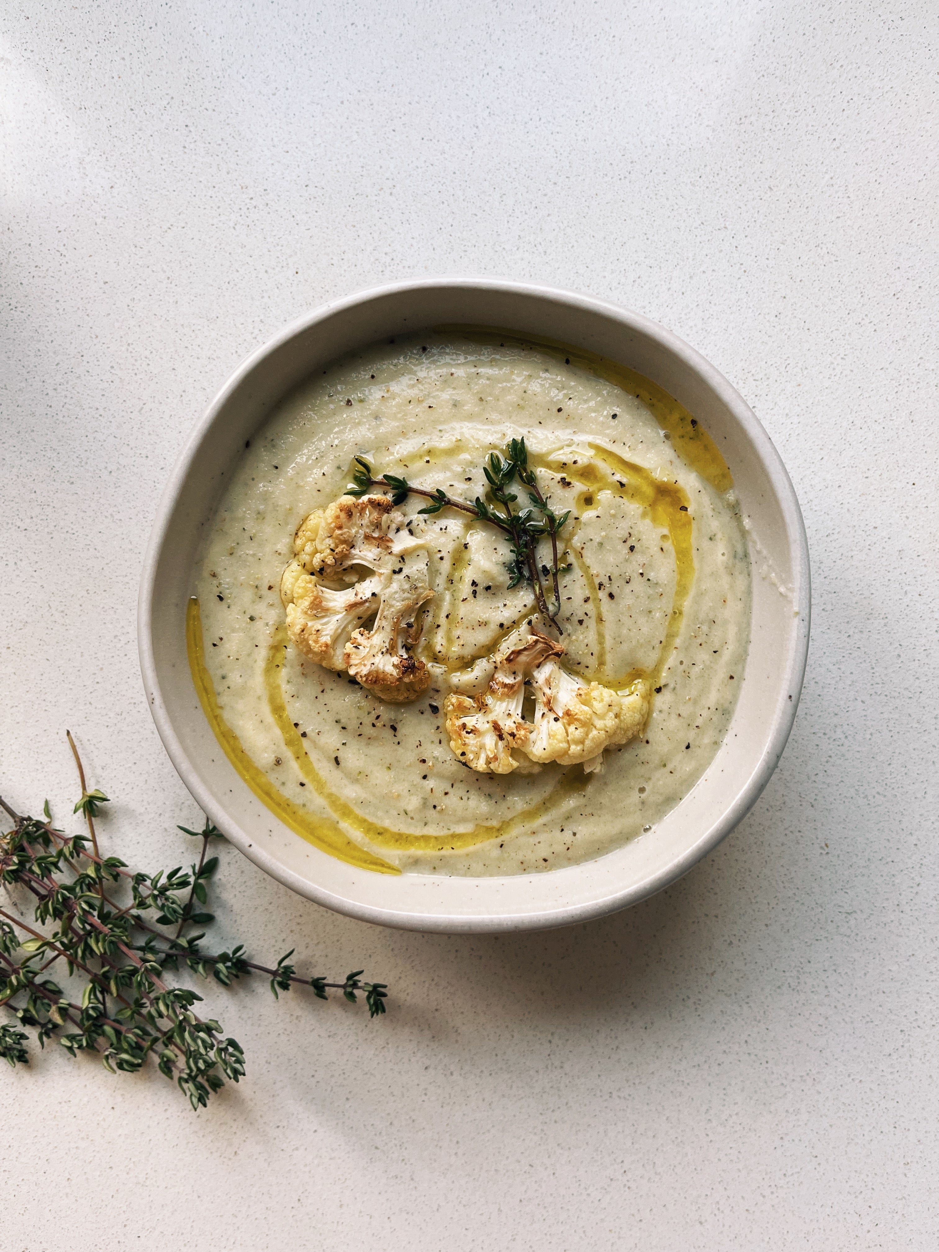 Creamy roasted cauliflower soup – Citizens of Soil