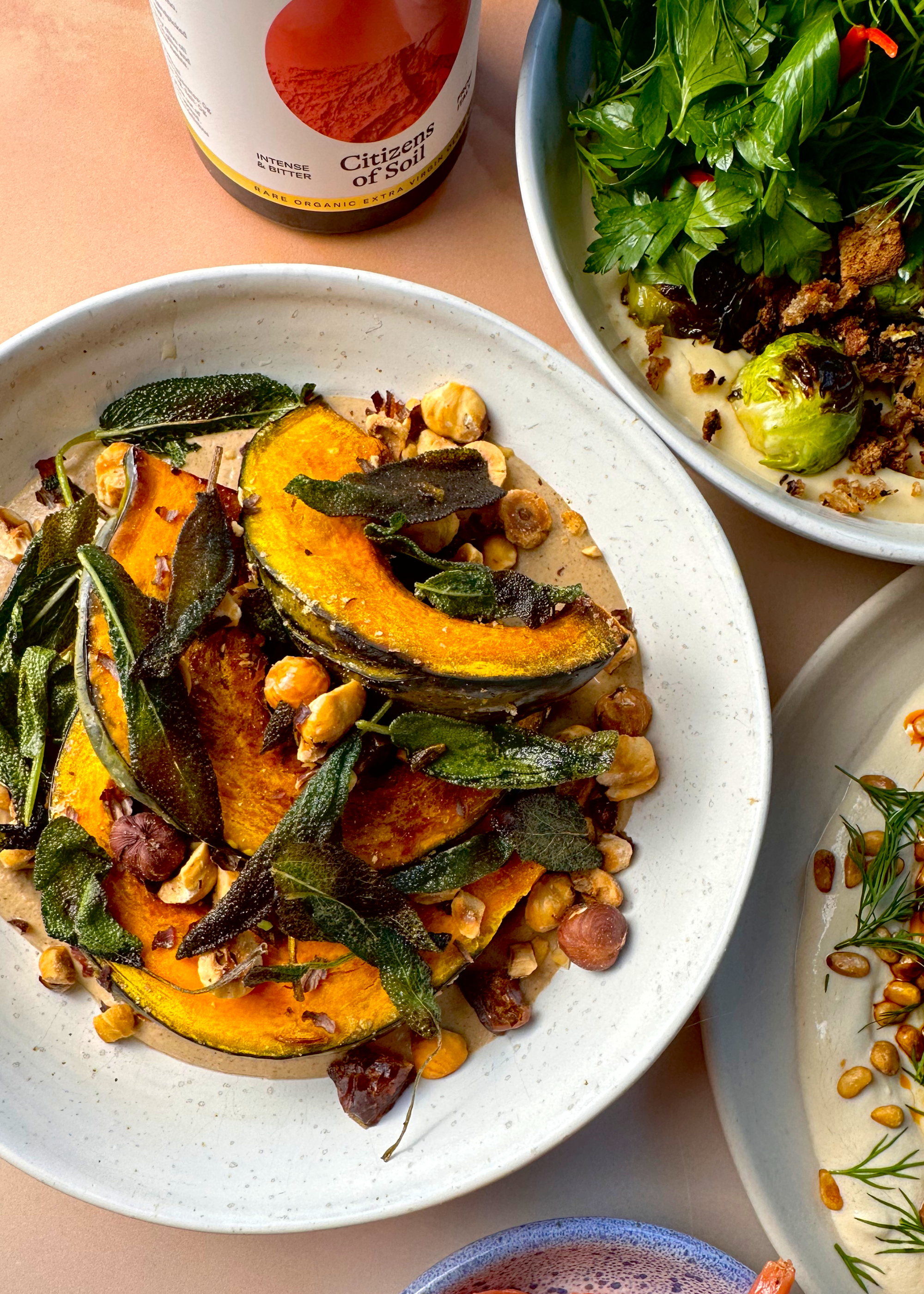 Roast squash, hazelnut cream and crispy sage – Citizens of Soil