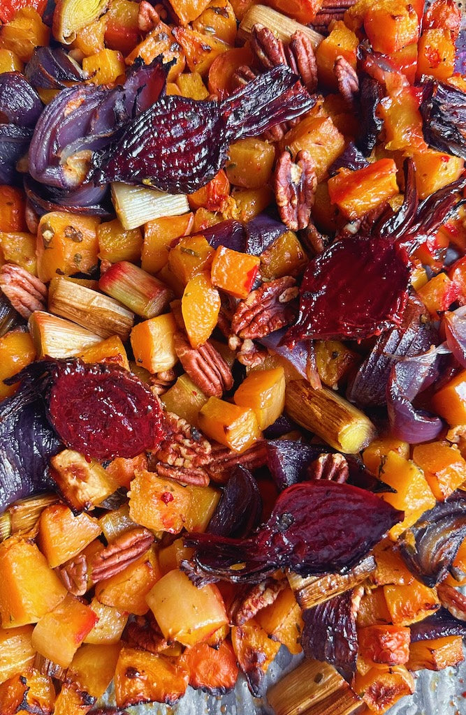Roasted veggie tray bake – Citizens of Soil