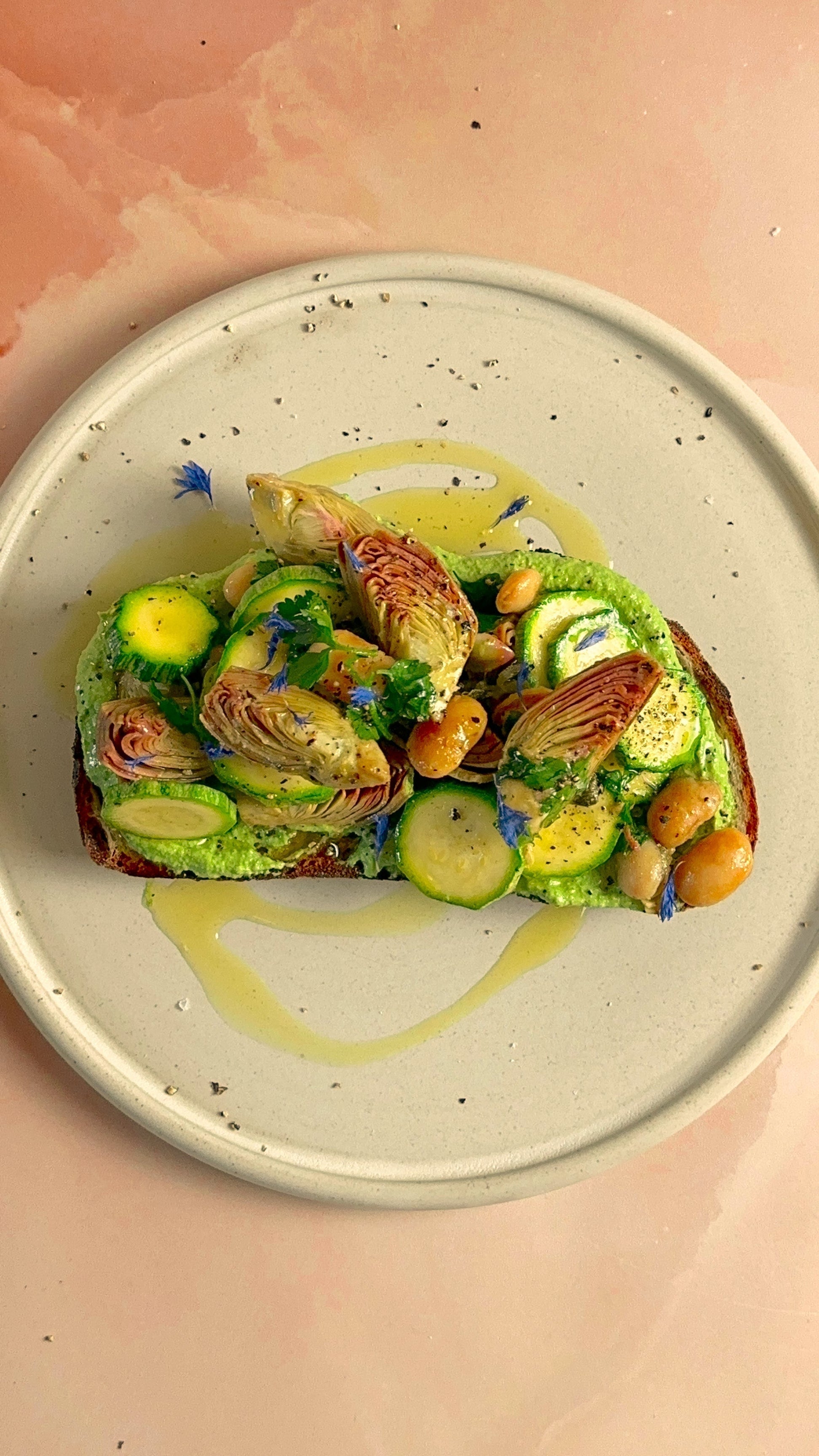 Wild garlic greens on toast. – Citizens of Soil